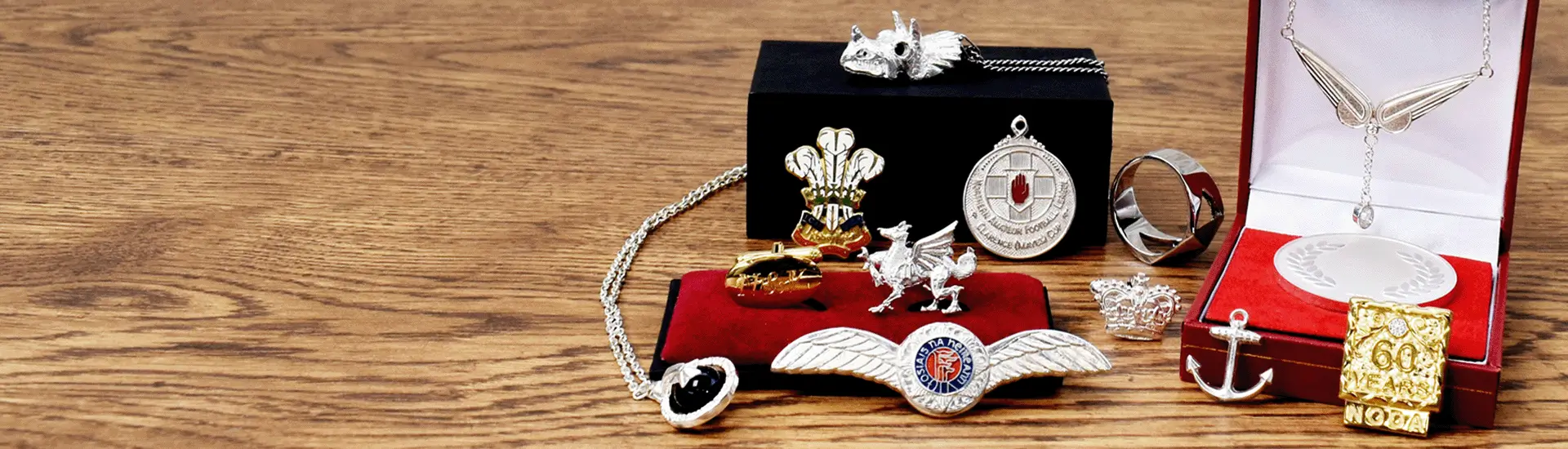 Bespoke Jewellery Manufacturer in UK - Merit Badge